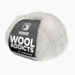 Honor von WOOLADDICTS by Lang Yarns, Hellgrau M&eacute;lange, aus Alpaka