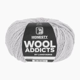 Honesty von WOOLADDICTS by Lang Yarns, Light Grey M&eacute;lange, aus Baumwolle