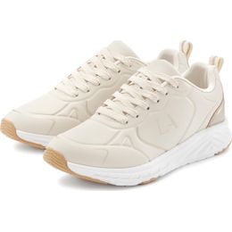 Lascana Damen Sneaker beige/goldfarben Gr&ouml;&szlig;e 38