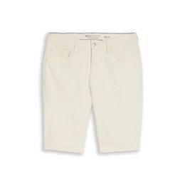 Tom Tailor Denim Herren TTWAYLEN RELAXED Jeans Shorts, wei&szlig;, Uni, Gr. XL
