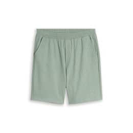 Tom Tailor Denim Herren Relaxed Fit Sweat-Shorts, gr&uuml;n, Uni, Gr. XXL