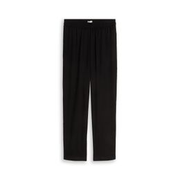 Tom Tailor Damen Loose Fit Hose aus Viskose, schwarz, Uni, Gr. 36/28
