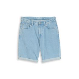 Tom Tailor Herren TTMORRIS RELAXED Jeans Shorts, blau, Uni, Gr. 30