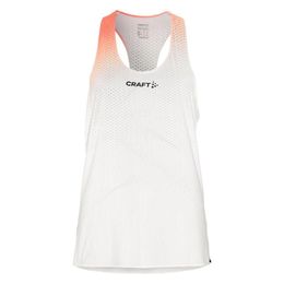 Craft Race Day Singlet Bekleidung Damen wei&szlig;