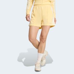 Shorts adidas originals "FIREBIRD CLASSIC", Damen, Gr. XL, N-Gr, orange tint, sanftes wei&szlig;, normal, gr., Obermaterial: 100% Polyester, Hosen Shorts, FIREBIRD Classic Short, locker geschnitten