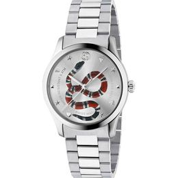 Gucci G-Timeless YA1264076 Herrenuhr - elegantes Design aus Edelstahl