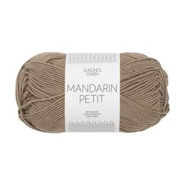 Mandarin Petit von Sandnes Garn, Eiskaffee, aus Baumwolle