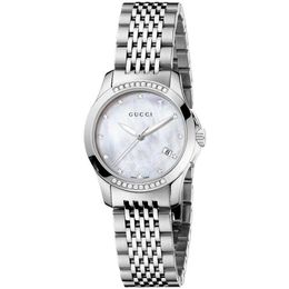 Gucci YA126510 G-Timeless Perlmutt Damenuhr