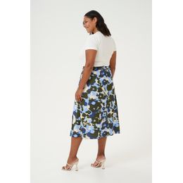 Kaffe Rock A-shape Blue_Blurry Flower Print blue multi