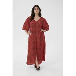 Kaffe Kleid A-shape Grenadine Graphic Animal multicolour