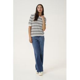 Kaffe Strickpullover Regular fit black offwhite