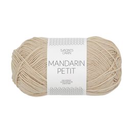 Mandarin Petit von Sandnes Garn, Mandelwei&szlig;, aus Baumwolle