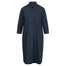 Peter Hahn - Kleid, blau, Gr. 52 / XXL - Baumwolle
