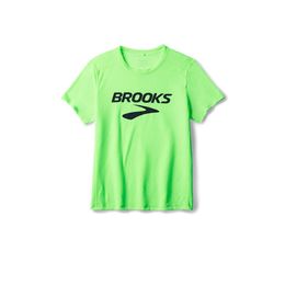 Brooks Distance Short Sleeve 3.0 Bekleidung Herren gr&uuml;n
