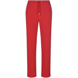 Peter Hahn - Lange Sweathose, rot, Gr. 46 / L - Baumwolle