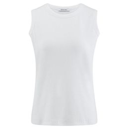 Peter Hahn - Rundhals-Top, weiss, Gr. 48 / XL - Baumwolle