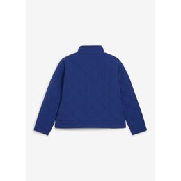 bonprix Steppjacke mit leichter Wattierung, blau, Gr.164, Moderne Steppjacke mit verstellbarem Tunnelzug am Saum und schicken Paspeltaschen f&uuml;r einen stylischen Auftritt