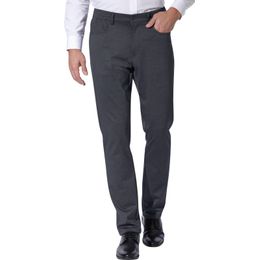 Herren 5-Pocket-Hose mit Rundum-Dehnbund marine-meliert, Gr&ouml;&szlig;e 31