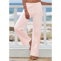 H.I.S. H.I.S Relaxhose pink Gr. 48/50 f&uuml;r Damen. Mit Bindeb&auml;nder. Bequem
