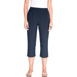 CR&Eacute;ATION L Damen Caprihose mit glitzernder Schmetterlings-Applikation marine Gr&ouml;&szlig;e 46
