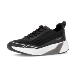 Sneaker Gabor "Sneaker low", Damen, Gr. 37,5, schwarz, Schuhe Sneaker