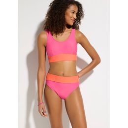 bonprix Bedeckender Bustier-Bikini (2-tlg.Set), pink, Gr.50, Bedeckender Bustier-Bikini im Set