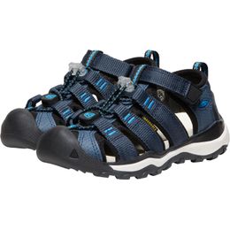 Sandale Keen "NEWPORT NEO H2", M&auml;dchen, Gr. 27/28, blau (blau nights, brilliant blau), Synthetik, Schuhe Sandale