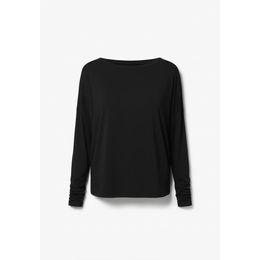 Viscose Oversize Longsleeve SCHWARZ