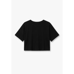 Viscose T-Shirt SCHWARZ