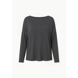 Viscose Oversize Longsleeve DUNKELGRAU
