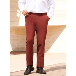 Br&uuml;hl Webhose BR&Uuml;HL, Herren, Gr. 48, Normalgr&ouml;&szlig;en, rot (rotbraun), 98% Baumwolle, 2% Elasthan, unifarben, Hosen