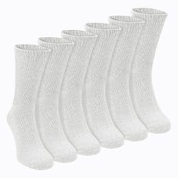 6 Paar Herren Baumwoll-Diabetikersocken - Weiche, nicht einengende Alltagssocken