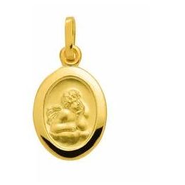 Adelia&acute;s Kette mit Anh&auml;nger ADELIA ́S "Schmuckset - Set mit Halskette 585 Gold Anh&auml;nger Amor", gold, Halsketten, Damen, Gold, Schmuckset - Set mit Halskette
