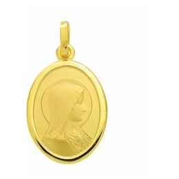 Adelia&acute;s Kette mit Anh&auml;nger ADELIA ́S "Schmuckset - Set mit Halskette 585 Gold Anh&auml;nger Madonna", gold, Halsketten, Damen, Gold, Schmuckset - Set mit Halskette