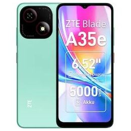 ZTE Smartphone "Blade A35e", Energieeffizienz: D (A-G), gr&uuml;n (ice gr&uuml;n), 64 GB, Mobiltelefone