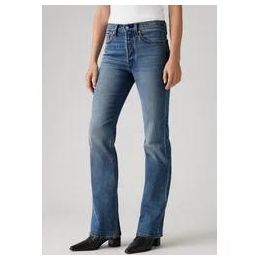 Levi's Bootcut-Jeans LEVI'S "WEDGIE BOOT", Damen, Gr. 27, L&auml;nge 30, bold and beautiful, Denim/Jeans, Obermaterial: 99% Baumwolle, 1% Elasthan, unifarben, bootcut fit lang, Jeans, im Five-Pocket Style