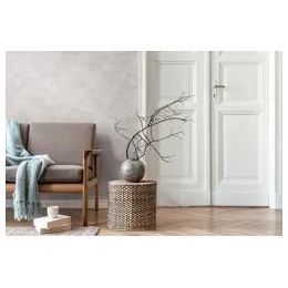 Livingwalls Vliestapete LIVING WALLS "Unitapete mit Putz-Optik &ndash; Strukturtapete", grau, B:0,53m H:0,02m L:10,5m, Vlies, Tapeten