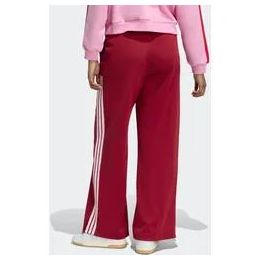 Sporthose Adidas SPORTSWEAR "HOUSE OF TIRO, WEITES BEIN", Damen, Gr. M, N-Gr, active maroon, clear pink, normal, gr., Obermaterial: 53% Baumwolle, 47% Polyester, Hosen Sporthose, sportlicher Stil, f&uuml;r Training und Freizeit, mit Kordelverschluss