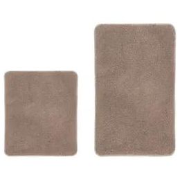 Badematte Kleine Wolke "RELAX", taupe, H:30mm, Polyacryl, Badematten, Badematte, Badteppich, Uni Farben, rechteckig, rund & als Set erh&auml;ltlich