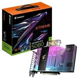 Gigabyte Grafikkarte "AORUS GeForce RTX 5080 XTREME WATERFORCE WB 16G Grafikkarte - 16GB GDD", ohne farbbezeichnung, Grafikkarten
