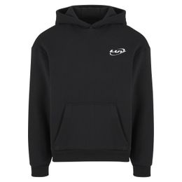 Kapuzensweatshirt "Upscale by Mister Tee Dark Romance Fluffy Hoody", Herren, Gr. XL, schwarz, 70% Baumwolle, 30% Polyester, UPSCALE BY MISTER TEE, bedruckt, Sweatshirts
