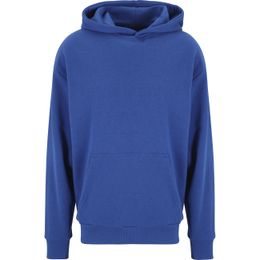 Kapuzenpullover Urban Classics "Urban Classics Light Terry Hoody", Herren, Gr. L, royalblau, 70% Baumwolle, 30% Polyester, unifarben, normal, ohne Ausschnitt, Pullover Kapuzenpullover