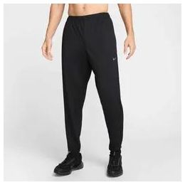 Laufhose Nike "M NK DF CHALLENGER KNIT PANT", Herren, Gr. M, N-Gr, schwarz (schwarz, reflective silv), Obermaterial: 100% Polyester, Hosen Laufhose, aus Strickmaterial, atmungsaktiv