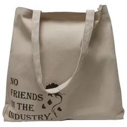 Mister Tee Umh&auml;ngetasche MISTERTEE "MisterTee Unisex No Friends Oversize Canvas Tote Bag", Damen, Gr. onesize, sanftes wei&szlig;, Baumwolle, unifarben, Taschen Umh&auml;ngetasche