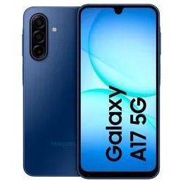 Samsung Smartphone "Galaxy A17 5G", Energieeffizienz: B (A-G), blau, 128 GB, Mobiltelefone