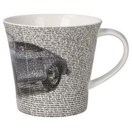 Tasse Goebel "Coffee-/Tea Mug Saxa - Porsche 356 Aquamarine", bunt, B:10,5cm H:9,5cm, Porzellan, Trinkgef&auml;&szlig;e, Tasse
