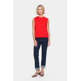 Saint Tropez Strickweste MilaSZ Strickweste Gerade Passform
