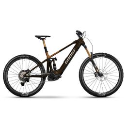 GHOST E-Riot CF LTD Performance CX 800Wh - S - E-MTB Enduro (160-180 mm) - visible carbon/dirt brown - glossy