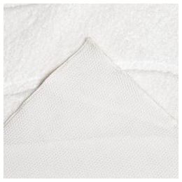 Badematte Carpet City "BAT400, Badteppich uni", wei&szlig;, H:11mm, Polyester, Badematten, Badematte, Teppich Badezimmer, Badvorleger, Anti-Rutsch, Waschbar, Duschmatte