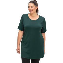 sheego Damen Funktionsshirt tiefgr&uuml;n Gr&ouml;&szlig;e 52/54
